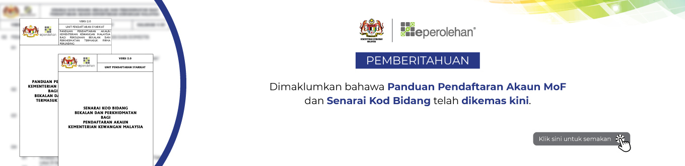 Welcome to Official Portal for Malaysian Government Procurement ...